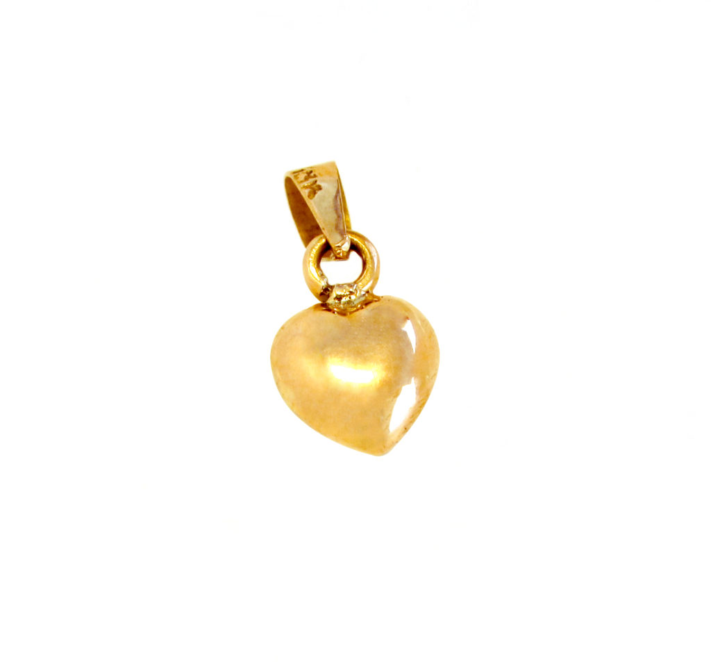 Dije corazón gold - oro de 18k - Baby Gold Peru